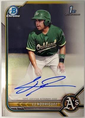 2022 Bowman Chrome CJ Rodriguez 1st On Card Auto MINT! (L247) | eBay
