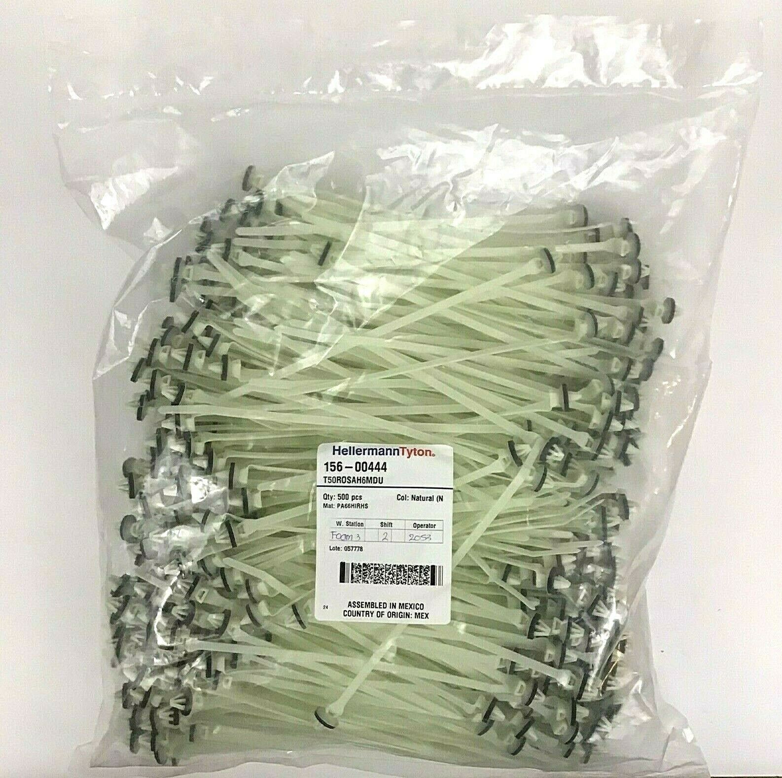HellermannTyton 156-00444 Cable Ties Arrowhead Mount with Seal 8.5 ...