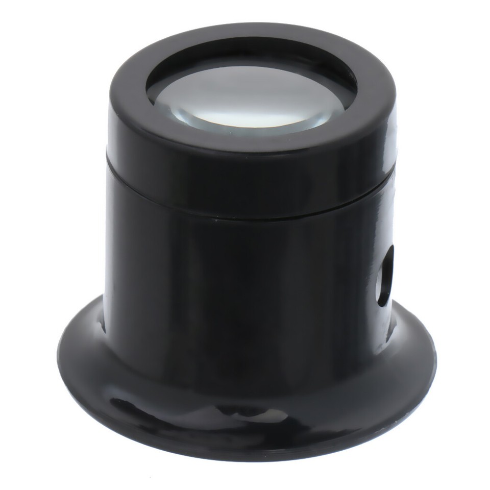 Jeweler Loupes Magnifier Magnifying Glass Lens Loop Microscope 10X ...