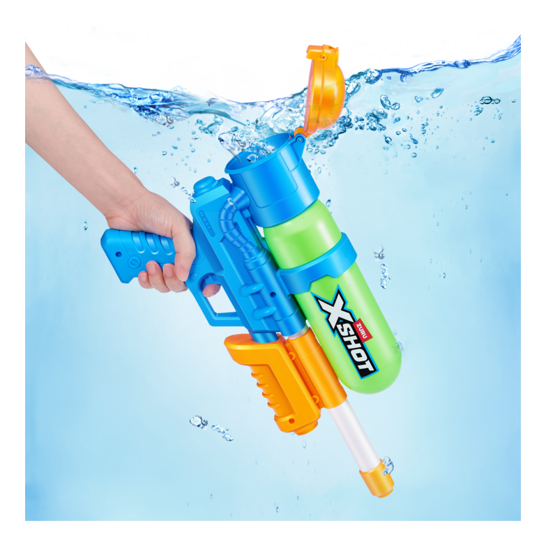 XSHOT 80s Super Splash Water Retro Styled Water Pistol Fast Fill 750ml ...