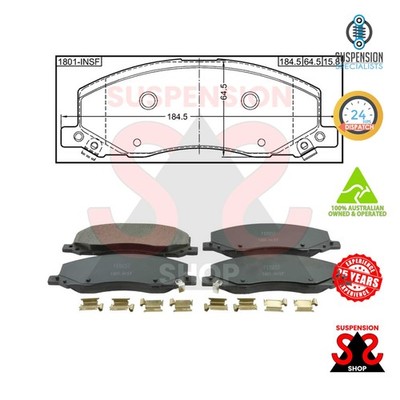 Front Axle Brake Pad Set, Disc Brake Suit SAAB 45786 2.8 Turbo V6 XWD ...