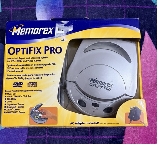 Memorex OptiFix Pro Motorized CD DVD Video Game Repair System SEALED ...