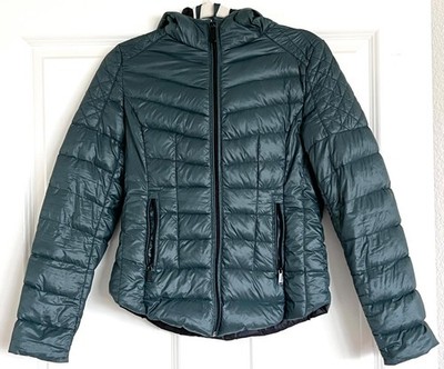 BCBG Women's Ultra Light Packable Down Puffer Jacket -Green | eBay