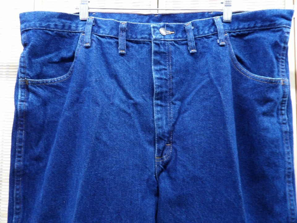 Men's Rustler 44x32 Straight Leg Denim Jeans | eBay