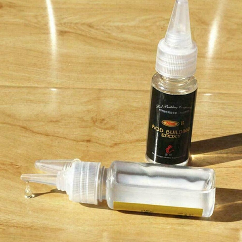 20 ml Fishing Rod Building Epoxy Thread Coating Rods Building Epoxy A+B ...