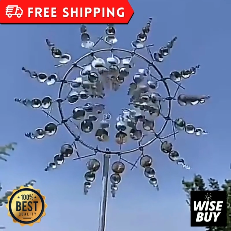 Unique Magical Metal Windmill Outdoor Wind Spinners Wind Collectors ...