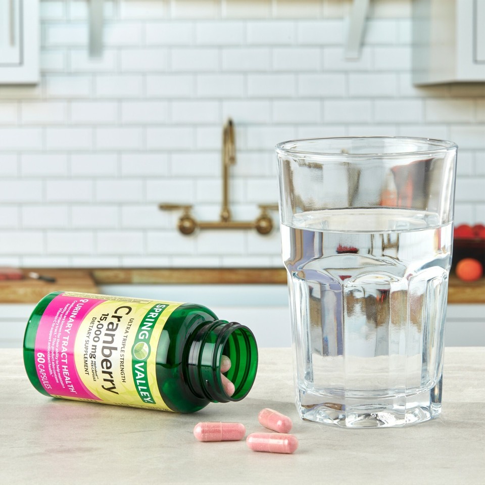 Spring Valley Ultra Triple Strength Cranberry Capsules, 15,000 mg, 60 ...