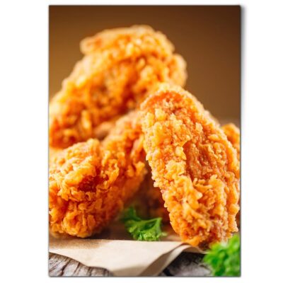 Poster A1 Fried Chicken Chips Fries Fast Food #50945 | eBay UK