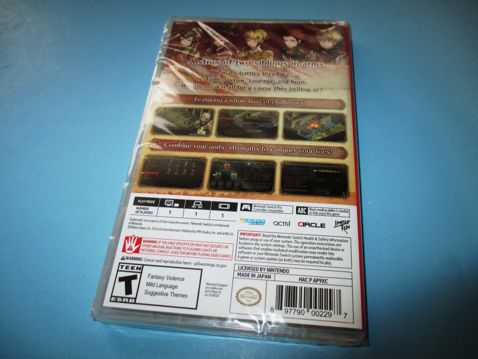 Mercenaries Wings: The False Phoenix Nintendo Switch Game NEW & Sealed ...