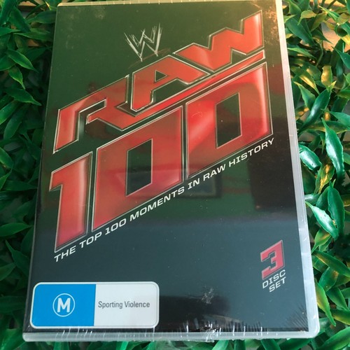 WWE Raw 100 The Top 100 Moments in Raw History New Sealed DVD 2012 3 ...