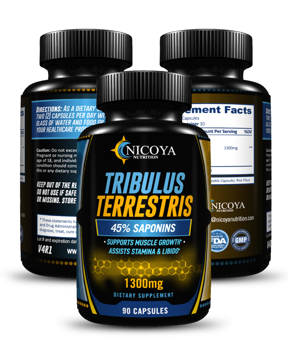 Tribulus Terrestris 1300mg- Muscle Growth, Drive, Testosterone & Muscle ...