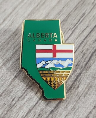 Vintage Alberta Flag Souvenir Pin Pinback Canada Rare | eBay
