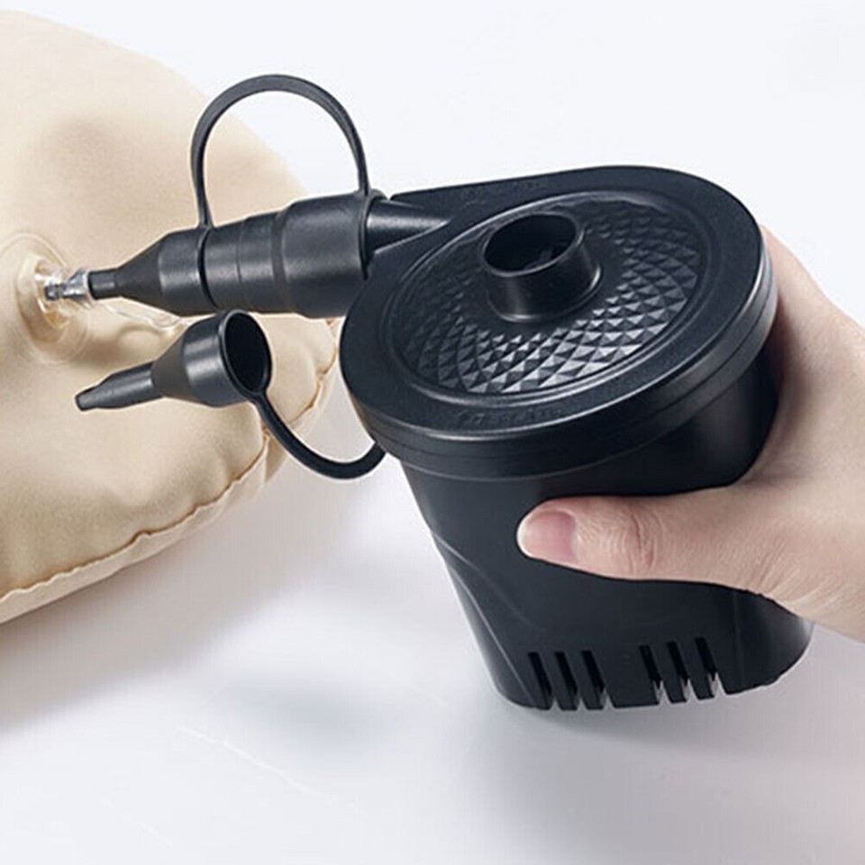 12V Electric Air Boat Pumps Electricity Inflate Deflate Pump Inflator ...