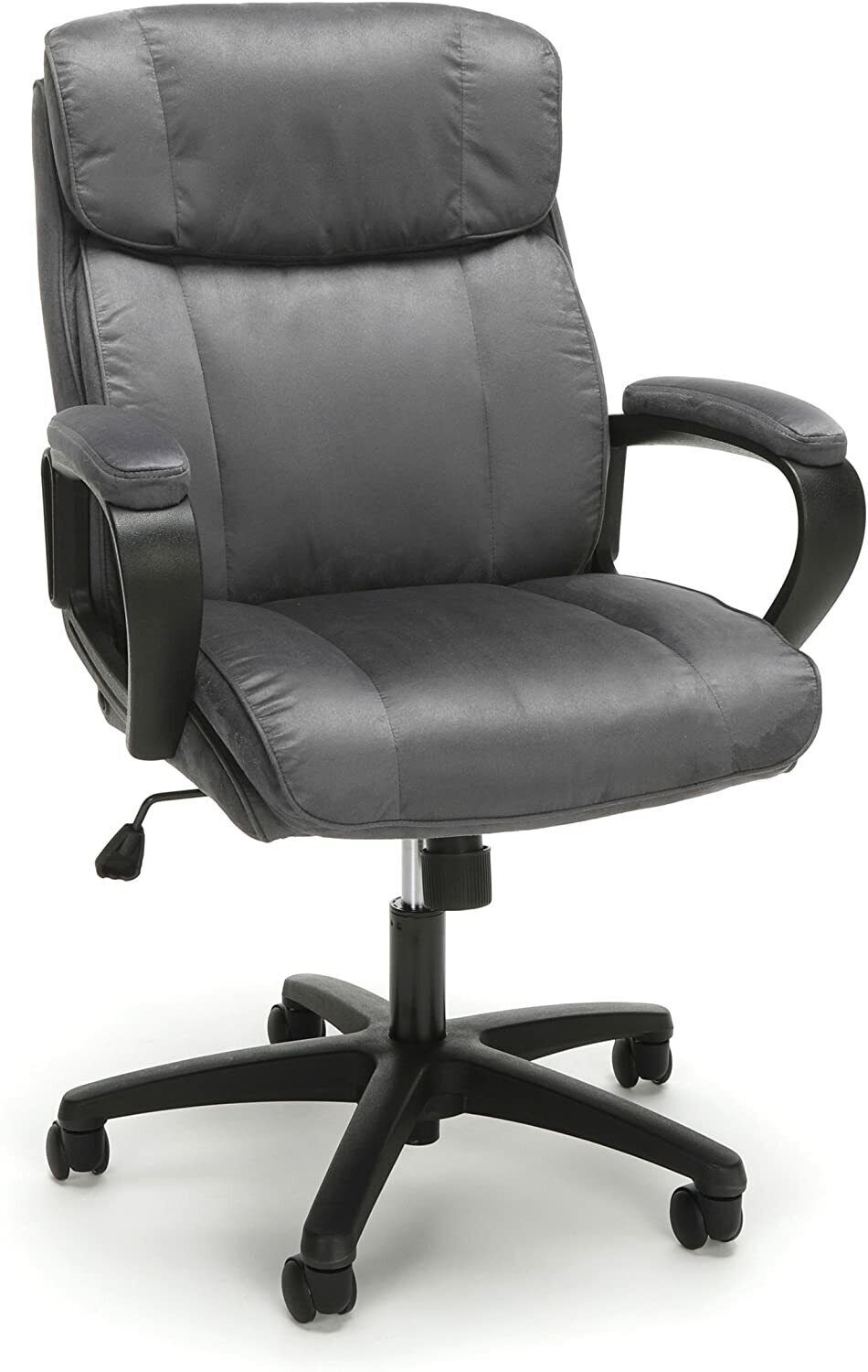 Essentials by OFM ESS-3082-GRY Plush Microfiber Office Chair - Gray for ...