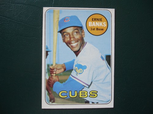 1969 Ernie Banks "Mr. Cub" Chicago Cubs 1B Topps Card No. 20 | eBay