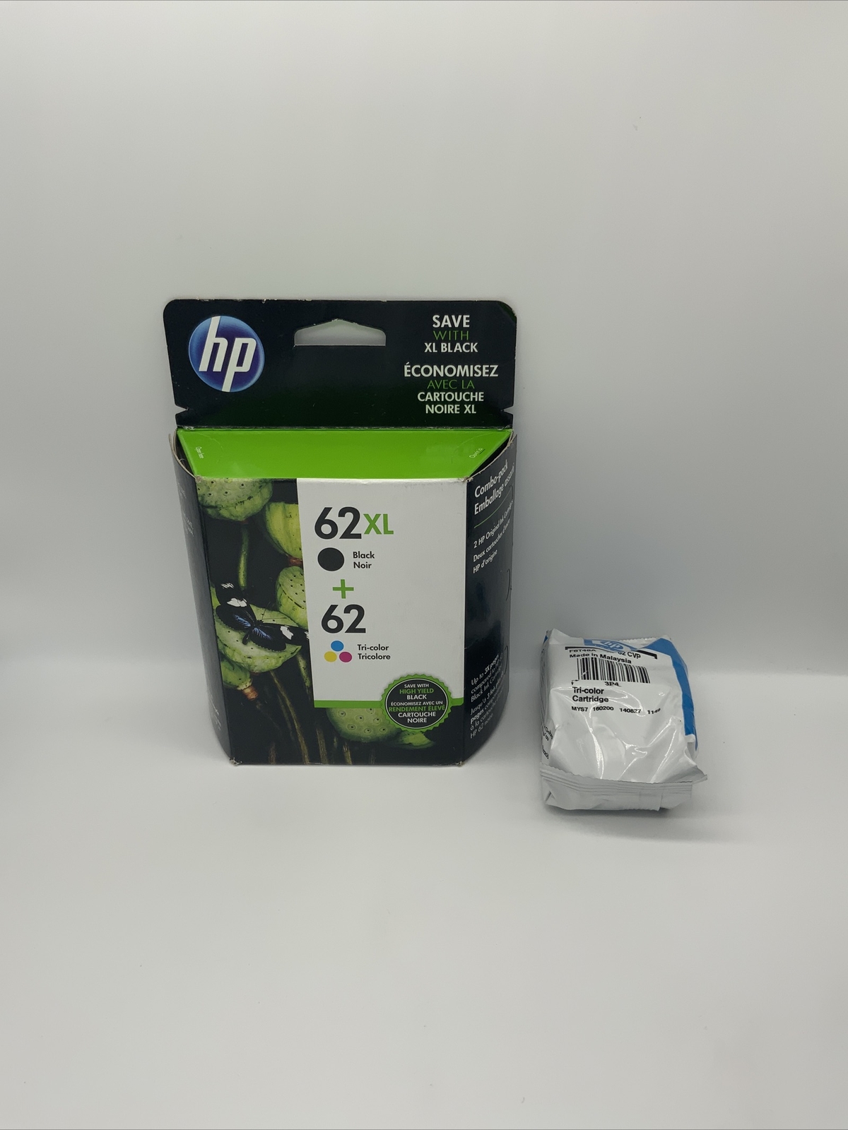 HP 62 (N9H64FN) Ink Cartridge - 2 Pack for sale online | eBay