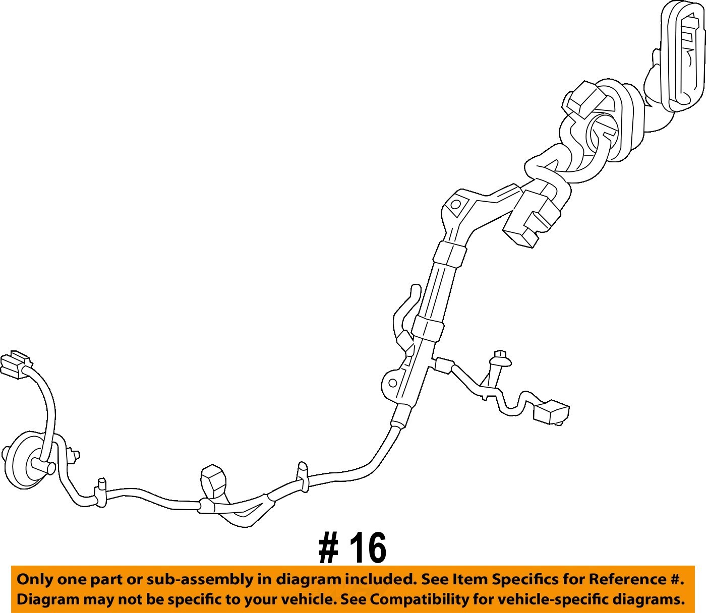 GM OEM Front Door-Wire Harness Left 84290990 | eBay
