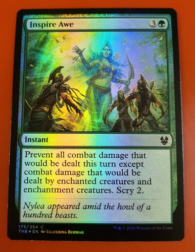 1x Inspire Awe | FOIL | Theros Beyond Death | MTG Magic Cards | eBay