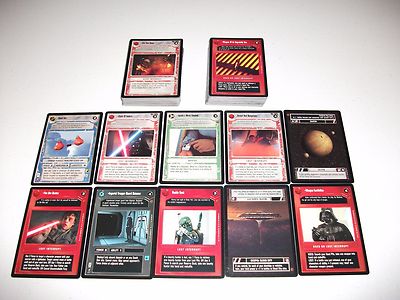 Star Wars CCG Complete Common/Uncommon Set Cloud City Limited 100/100 ...