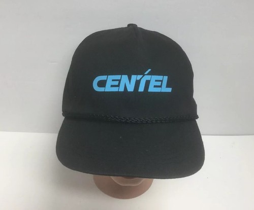 Vintage 90s CENTEL CORPORATION Hat Employee Black Rope Trucker cap ...