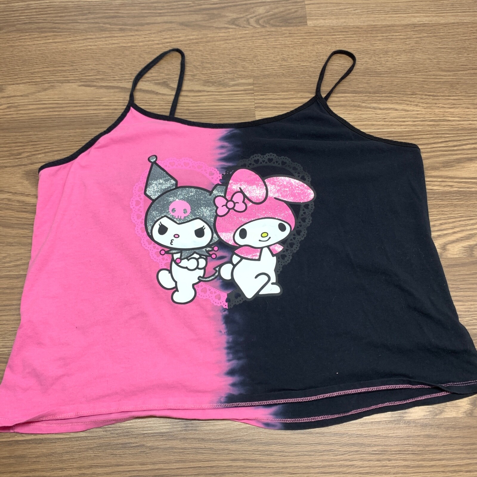 Sanrio Kuromi My Melody Tank Pink Black Size 2 - Gem