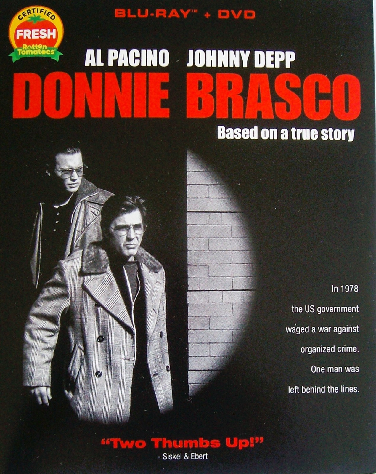 Donnie Brasco 1997 (Blu-ray/DVD, 2018) Al Pacino, Johnny Depp, Anne Heche 683904633507| eBay