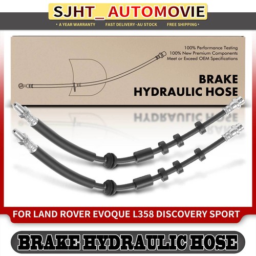 2x Front Brake Hydraulic Hoses for Land Rover Discovery Sport L550 2011 ...