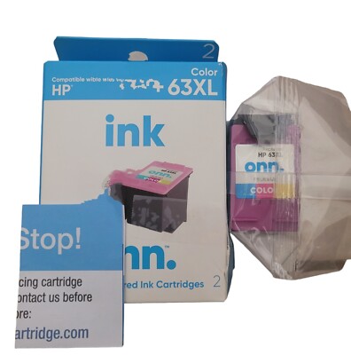 ONN. Ink Cartridge Color 63 Compatible with HP | eBay