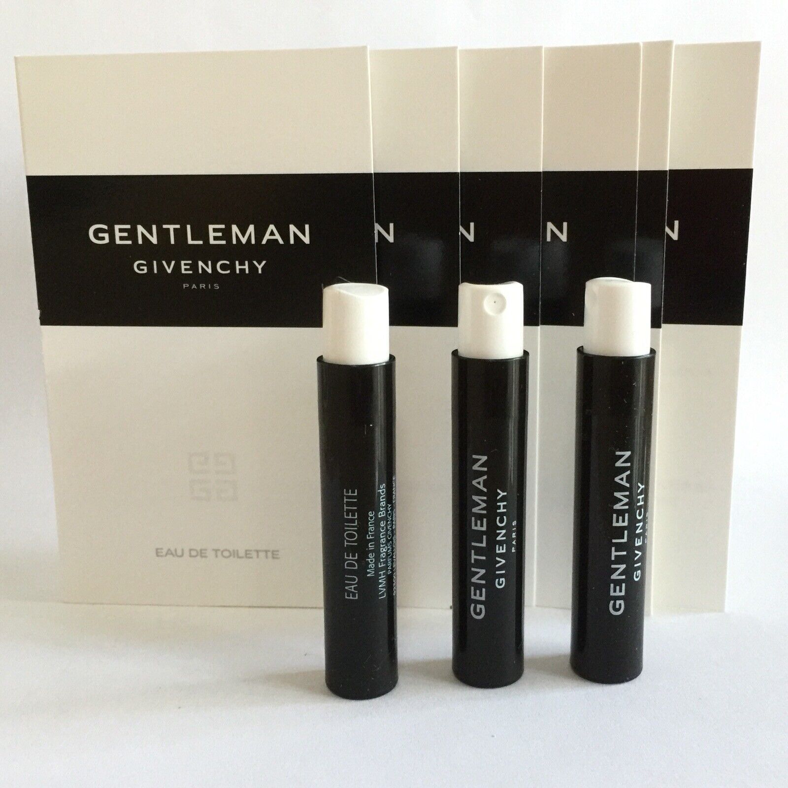 6 Pcs Givenchy Gentleman Eau de Toilette Sample Spray Vial .03oz New ...