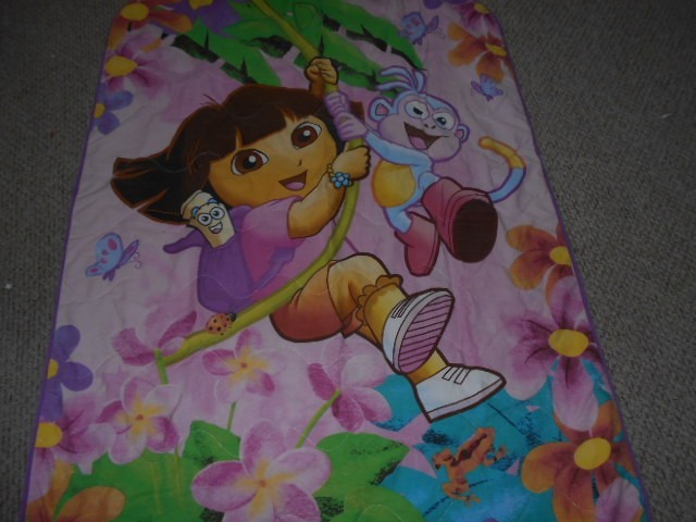 Dora The Explorer Quilt/Throw/ Size: 58 Inches X 44 Inches Reversible ...
