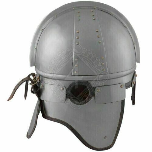 18 gauge Steel Medieval Infantry Late Roman Ridge Helmet Christmas gift ...