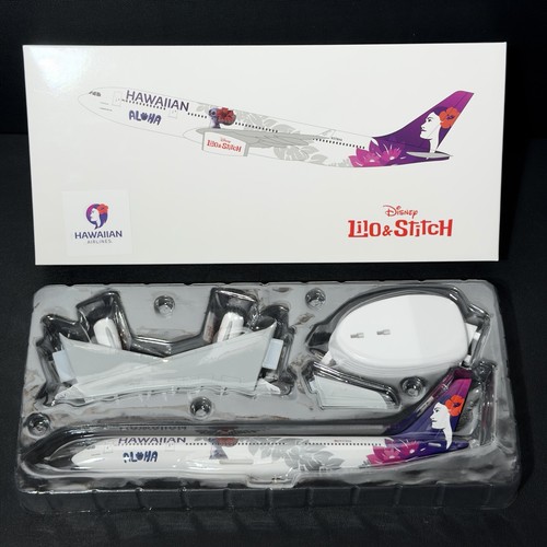 Hawaiian Airlines x Disney Lilo and Stitch Airbus A330-200 1:200 Pacmin ...