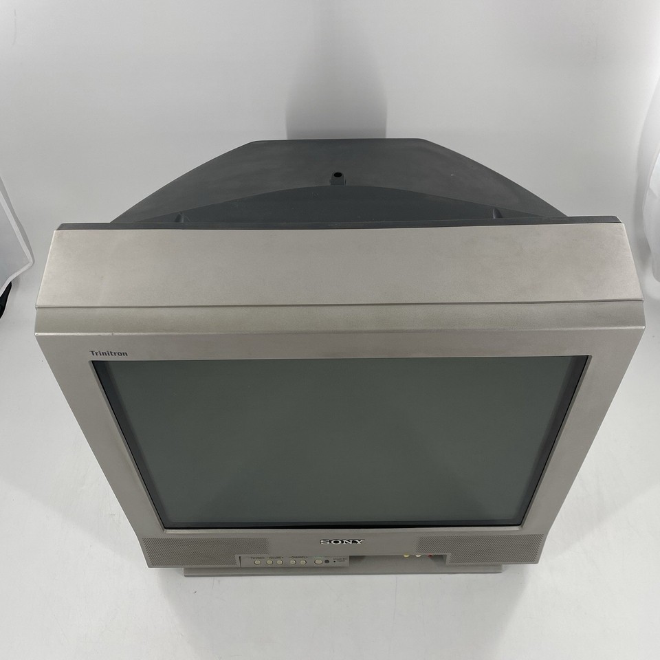 Sony Trinitron KV-20FS12 20" CRT Retro Gaming Monitor TV Working *No ...