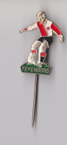 Vintage Dutch Football Player Club pin badge 1960s FEYENOORD PSV AJAX ...