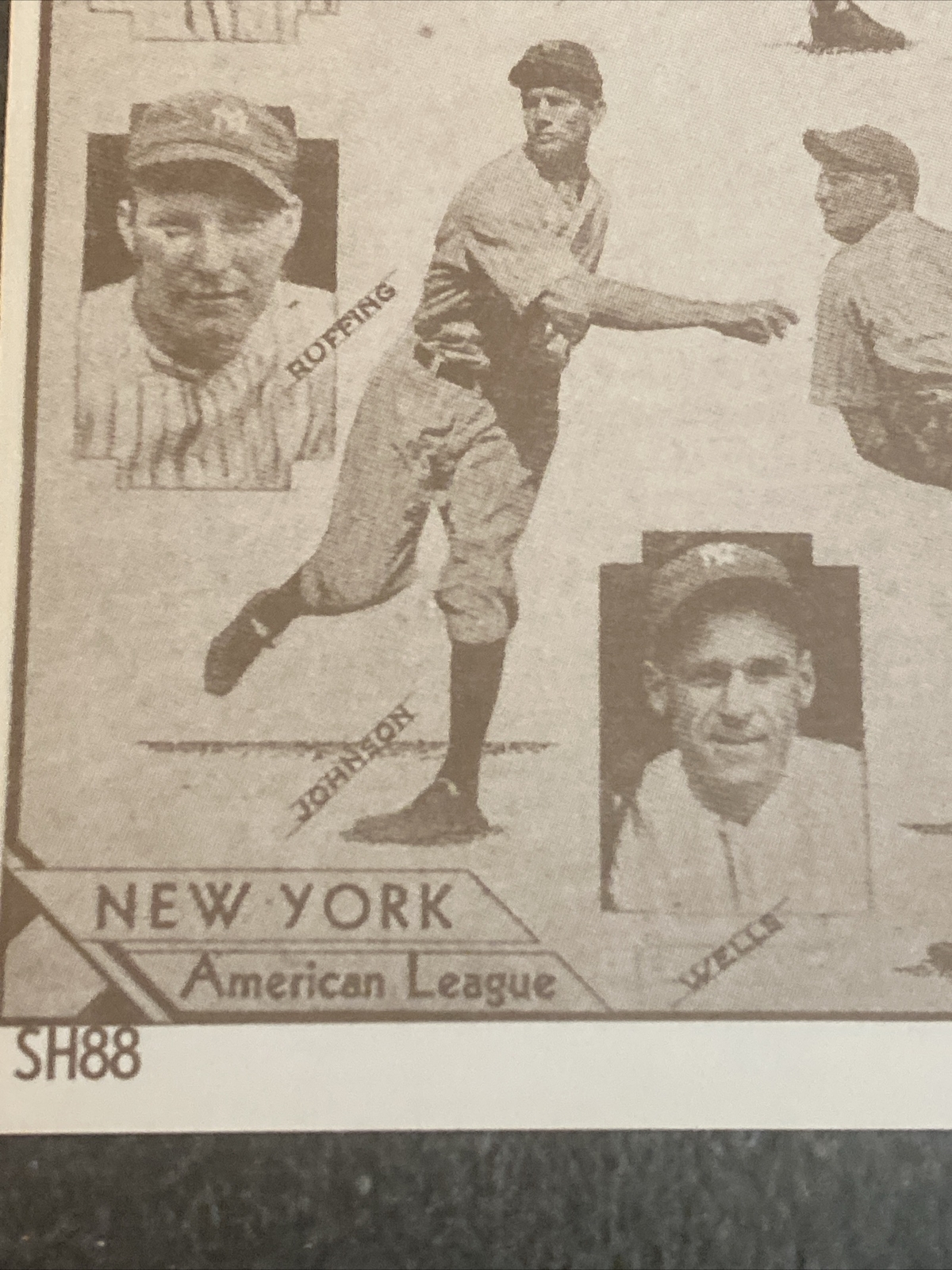 New York Yankees Bill Dickey Red Ruffing Pennock 1930 Baseball SH88 ...