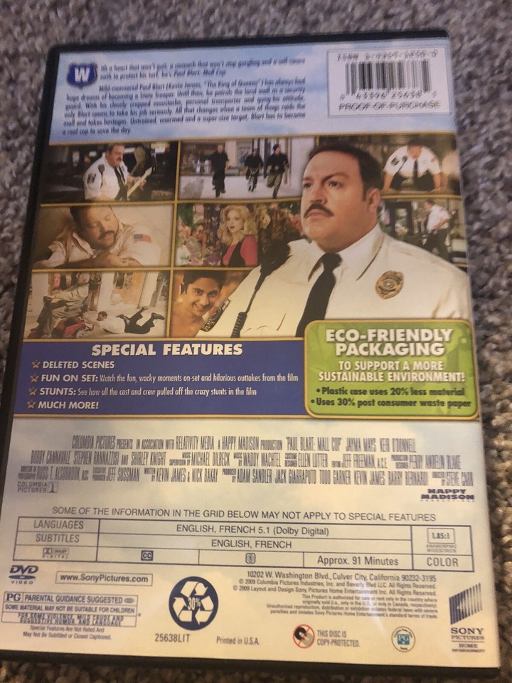 Mall Cop- Used-DVD-MULTIPLE DVDs SHIP FREE!, SEE STORE!!! | eBay