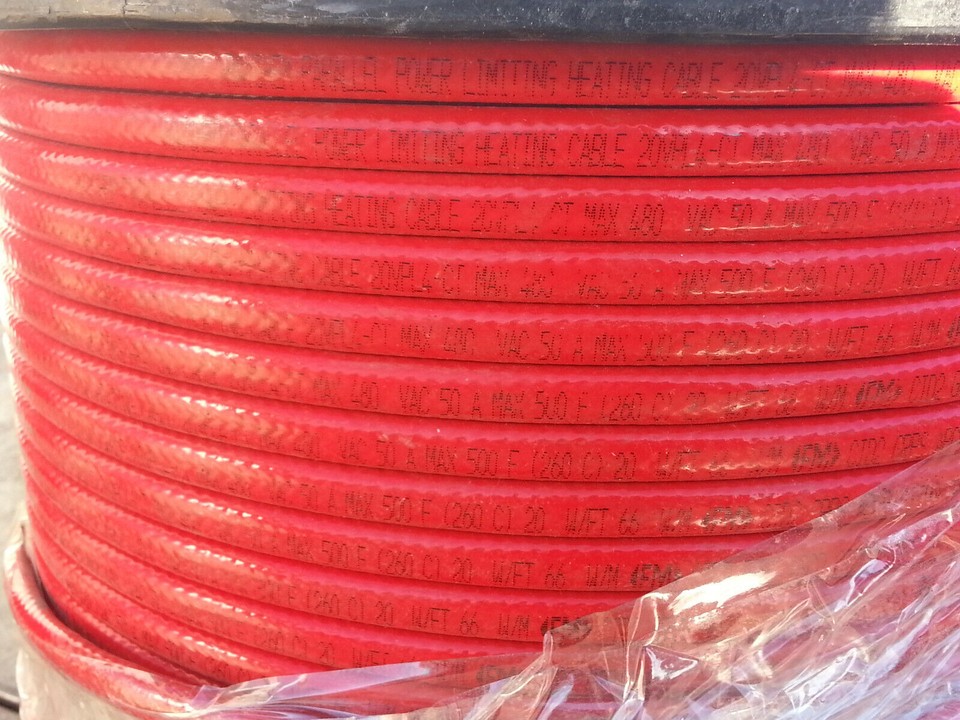 Raychem Parallel Power Limiting Heating Cable 20VPL4-CT 91' Ft | eBay