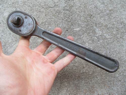 VTG WW2 WWII PLOMB WF 38 RATCHET 1/2" DRIVE USA ARMY MILITARY MECHANIC ...