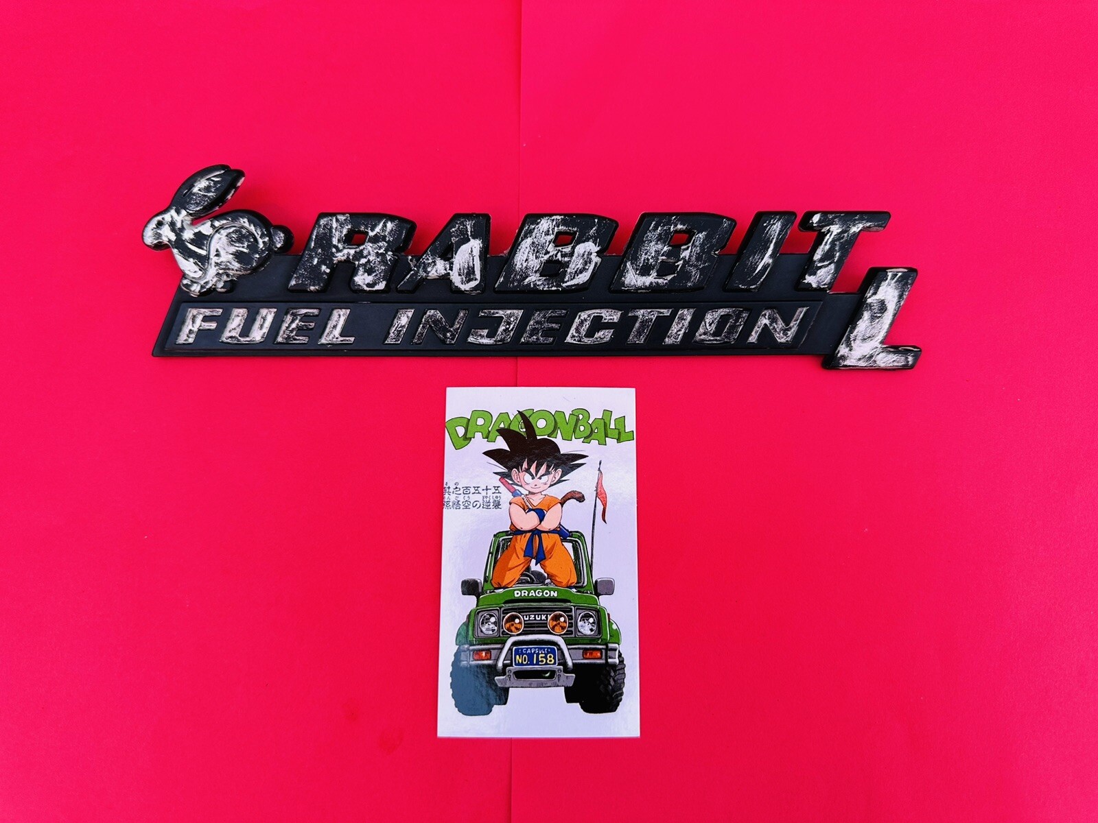 75-84 Rabbit L Fuel Injection Badge Rear Emblem VW Rabbit Mk1 OEM | eBay