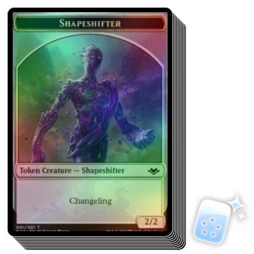 10 pcs FOIL SHAPESHIFTER TOKEN (1/21) Modern Horizons Magic MTG MINT ...