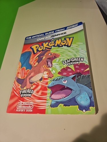 Pokemon Fire Red & Leaf Green Strategy Guide Nintendo Power Game Boy ...