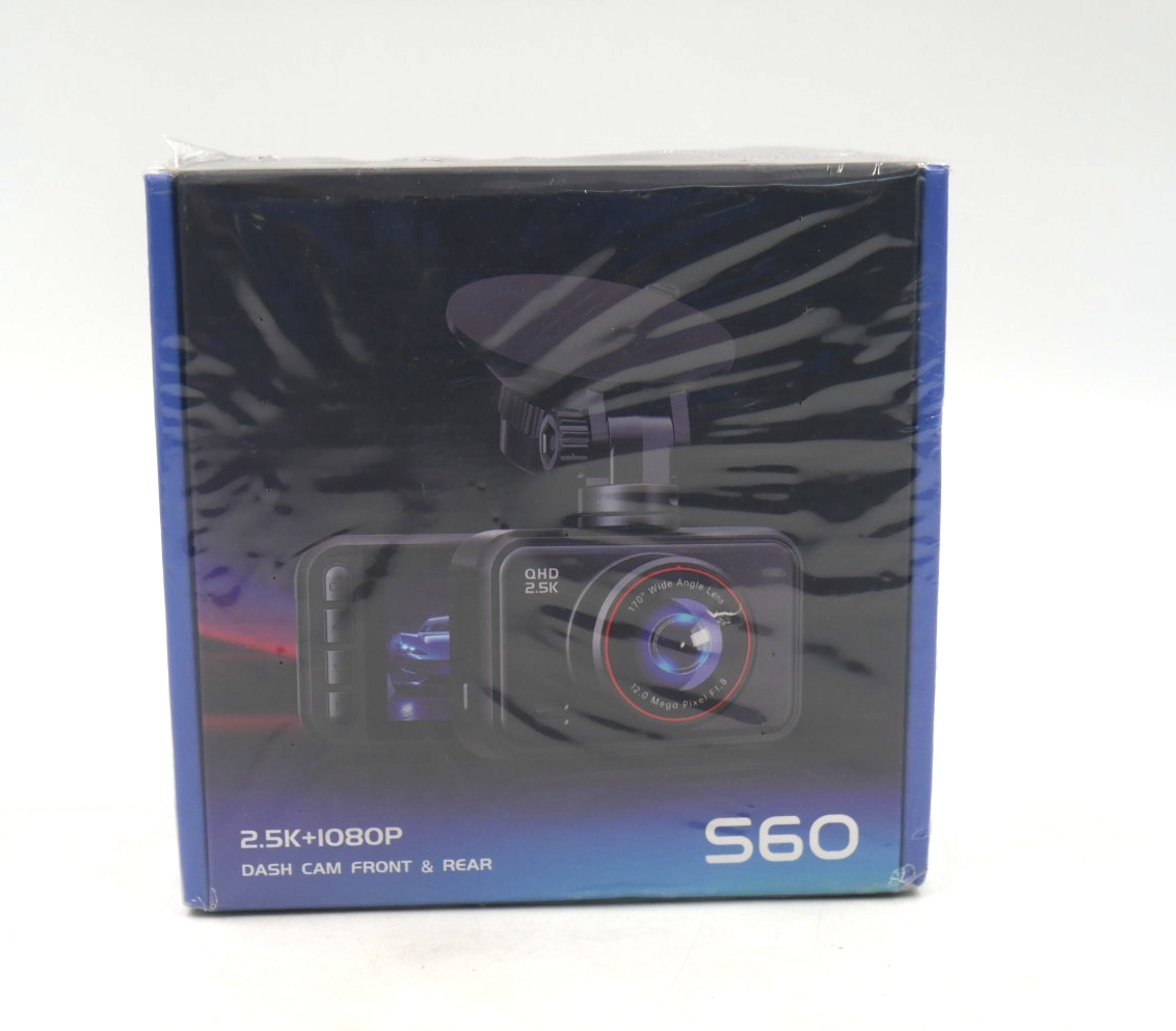 NEW Dash Cam Front and Rear, 2.5K+1080P Dual Dash Camera for Cars, S60 ...