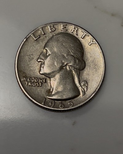 1965 Quarter No Mint Mark Error- Fine Coin- Letters On Edge-Rare | eBay