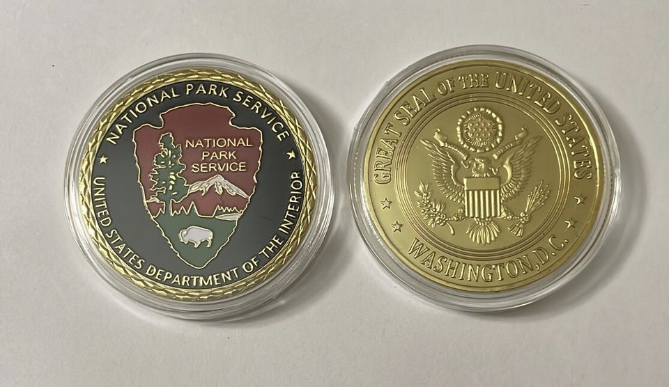 United States National Park Service Challenge Coin, New - Fast Shipping ...