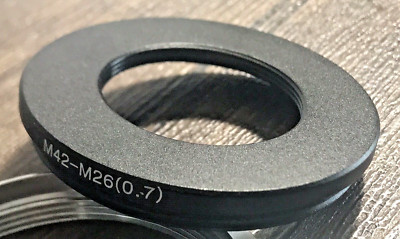 M26 36 tpi Mitutoyo Nikon BD M42 Thread Adapter Olympus neo Splan ...