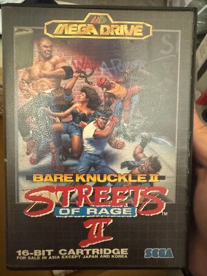 Bare Knuckle / Streets Of Rage II - SEGA Mega Drive - OVP/BOXED - PAL/ASIA - TOP | eBay