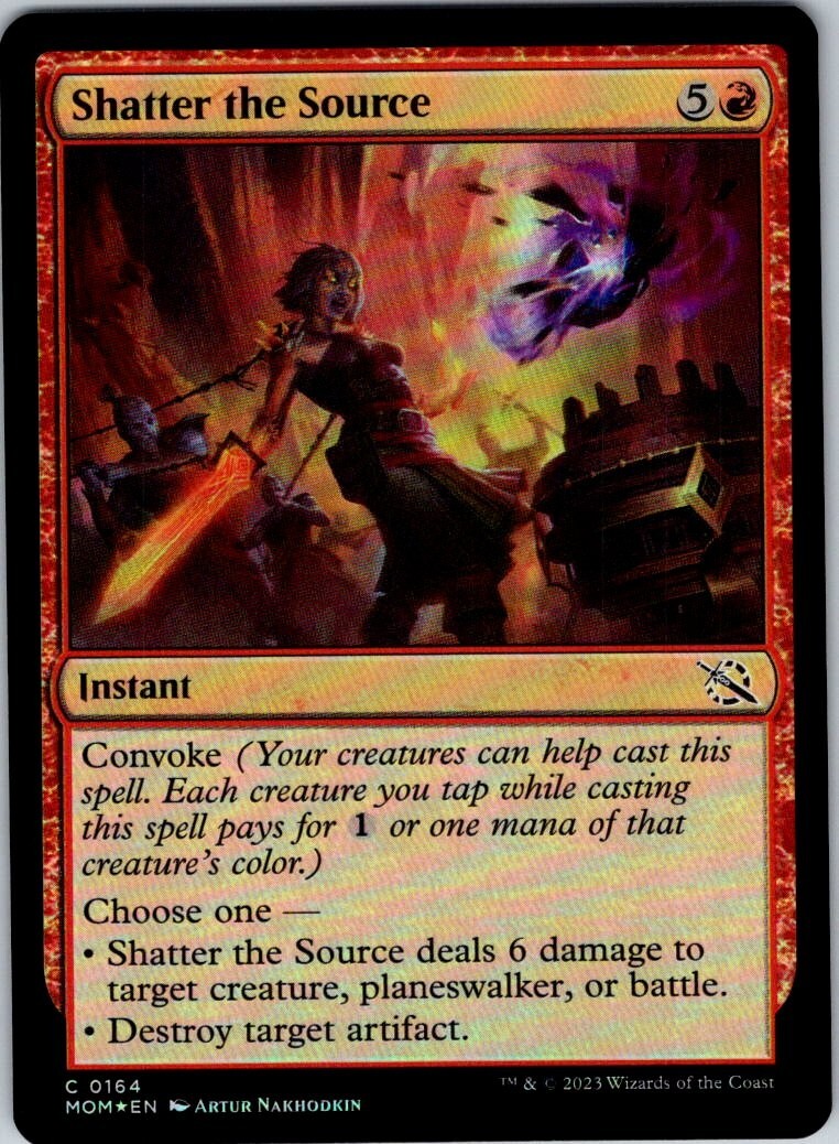 Magic the Gathering Foil Shatter the Source March of the Machine MTG | eBay