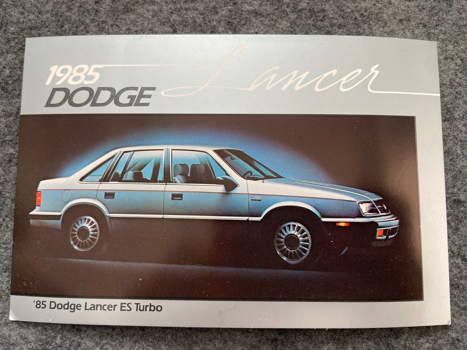 1985 Dodge Lancer Vintage Postcard | eBay