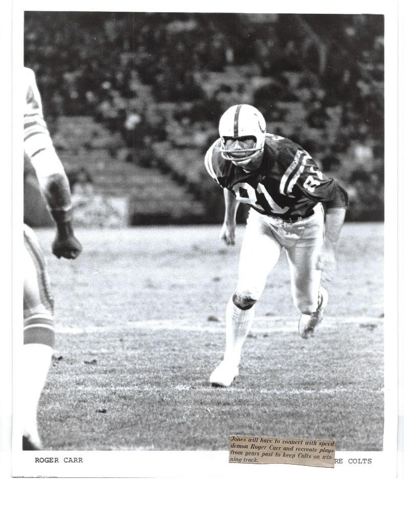 Baltimore Colts Roger Carr Press Photo | eBay