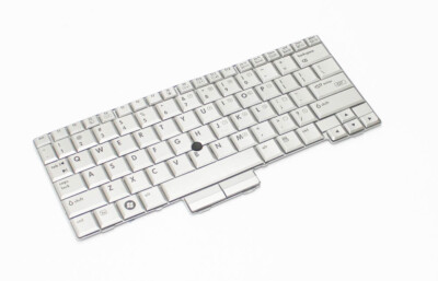 454696-001 Hp Compaq Keyboard W/Point Stick Silver 2710P for Laptop ...